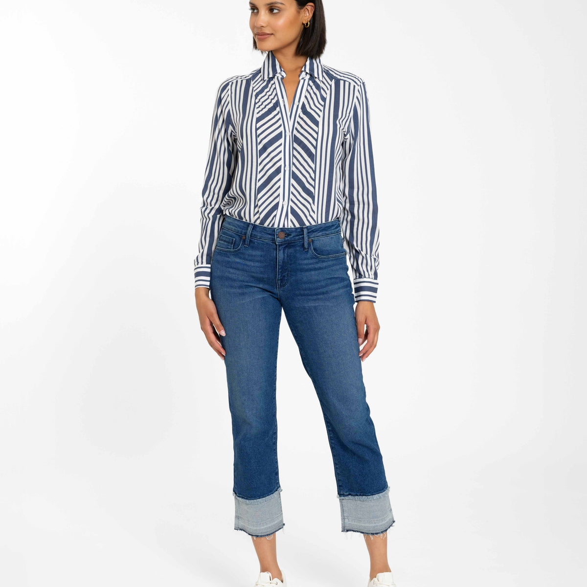 Bowery Straight Crop w/RawCuff Isla – Parker Smith